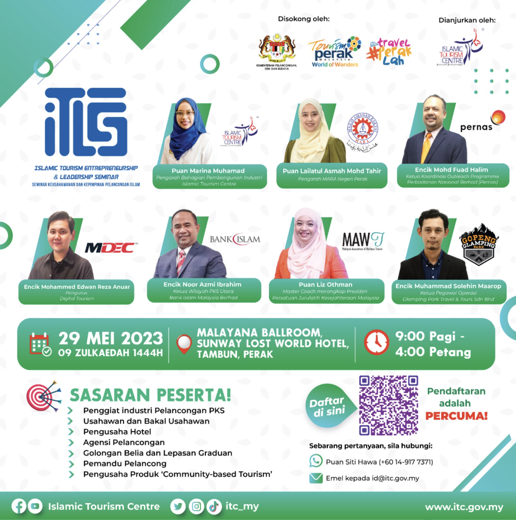 SEMINAR KEUSAHAWANAN DAN KEPIMPINAN PELANCONGAN ISLAM (ISLAMIC TOURISM ...